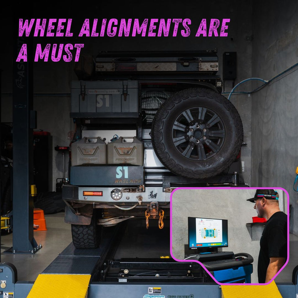 Wheel Alignments are a must for all 4WDs especially Y62 Nissan Patrols ...